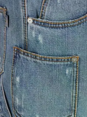 Ermanno Scervino Panelled Denim Shorts