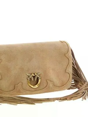 Pinko Mini Love Click Soft Crossbody Clutch Bag