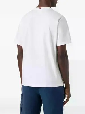MC2 SAINT BARTH Portofino T-shirt With Born Free Embroidery - White