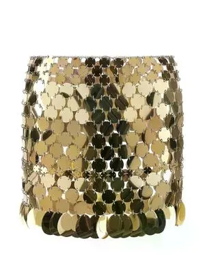 Rabanne Metallic Gold Skirts
