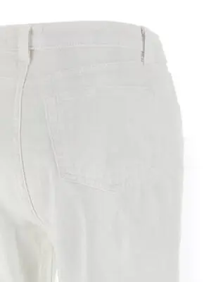 L'Agence Wanda Flared Jeans - White