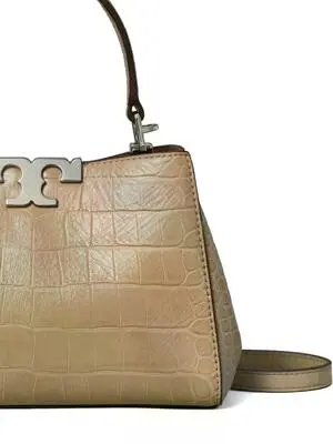 Tory Burch Mini Eleanor Soft Croc-embossed Satchel - Neutrals