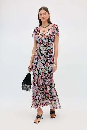 Rixo Floral Print Regular Bexley Cara