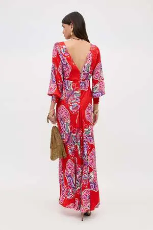 Rixo Marni Butterfly Bloom Jacquard Regular