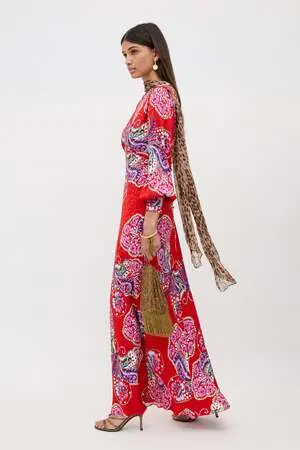 Rixo Marni Butterfly Bloom Jacquard Regular