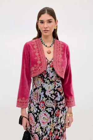 Rixo Cliona Soutache Embroidered Jacket