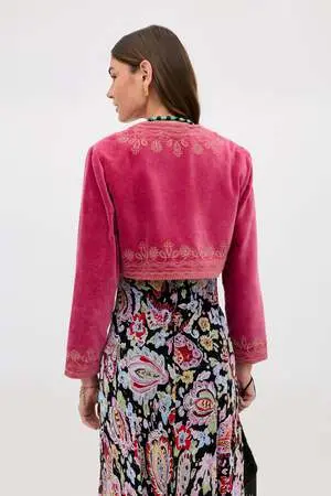Rixo Cliona Soutache Embroidered Jacket
