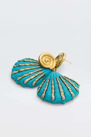 Rixo Daphne Earrings - Blue