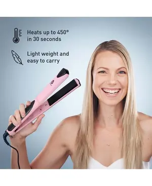 PURSONIC Complete Set: Usb Rechargeable & Flat Iron Duo - Pink