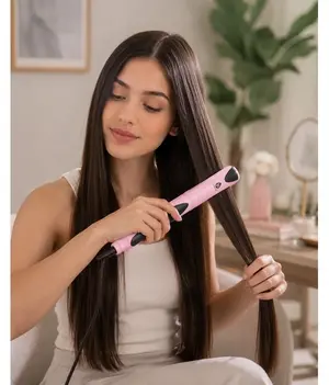 PURSONIC Complete Set: Usb Rechargeable & Flat Iron Duo - Pink