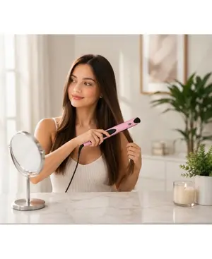 PURSONIC Complete Set: Usb Rechargeable & Flat Iron Duo - Pink