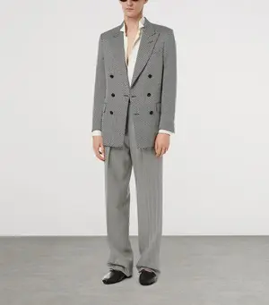TOM FORD Silk Double-breasted Blazer