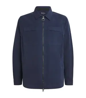 Barbour Cotton Twill Glendale Overshirt - Navy