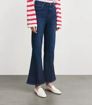 Paige Marlow Skimmer Flared Jeans - Blue