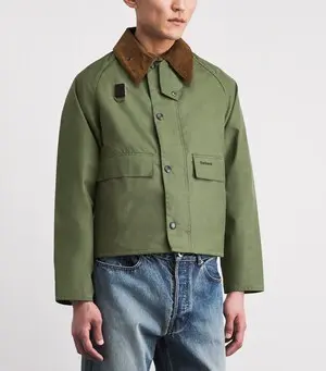 Barbour Waxed Spey Jacket - Green