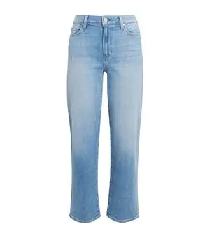 Paige Mason Ankle Straight Jeans - Blue