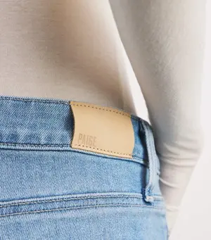 Paige Mason Ankle Straight Jeans - Blue