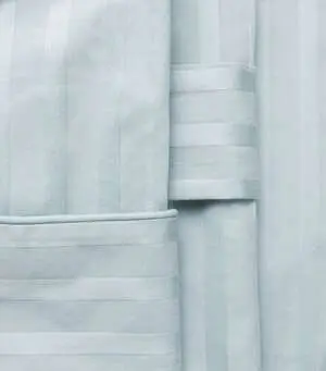 Harrods Cotton Satin-stripe Night Robe