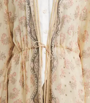 Etro Silk-lurex Paisley Robe