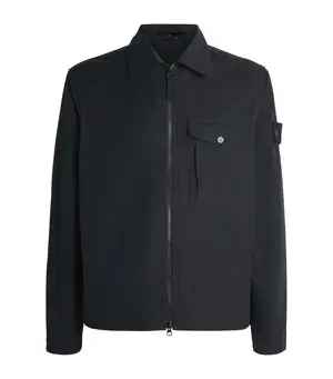 Stone Island Canvas Ghost Overshirt - Black