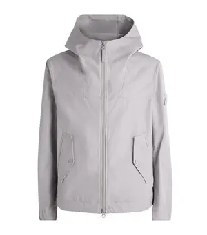 Stone Island Cotton Ghost Hooded Jacket - Grey