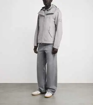 Stone Island Cotton Ghost Hooded Jacket - Grey