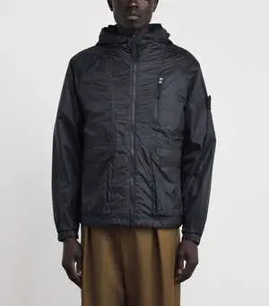 Stone Island Ripstop Hooded Jacket - Navy