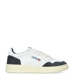 AUTRY Leather And Suede Medalist Sneakers - White