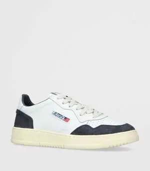 AUTRY Leather And Suede Medalist Sneakers - White