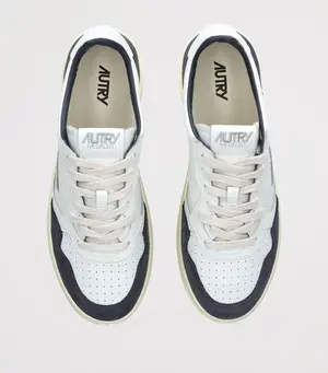 AUTRY Leather And Suede Medalist Sneakers - White