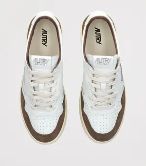 AUTRY Leather And Suede Medalist Sneakers - Brown