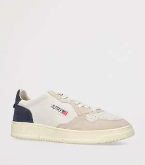 AUTRY Suede Medalist Sneakers - Beige