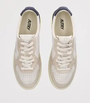 AUTRY Suede Medalist Sneakers - Beige