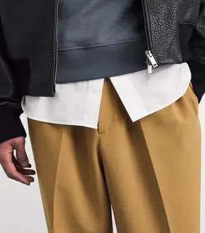 Sandro Jersey Wide-leg Trousers