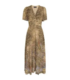 Leopard Print Maxi Dresses