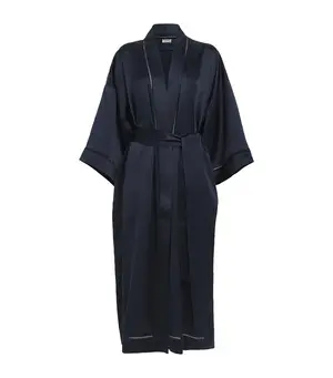 Long Silk Robe