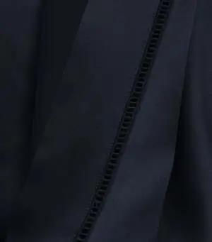Olivia Von Halle Silk Gloria Robe - Navy