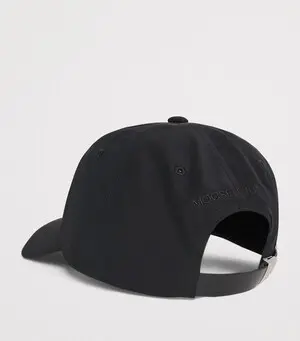Moose Knuckles Crescent Logo Baseball Cap - Black