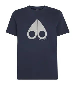 Moose Knuckles Embroidered T-shirts For Men