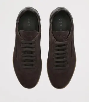 Zegna 232 Suede Sneakers - Brown