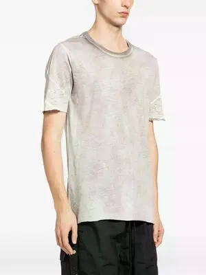 THOM KROM Spliced Cotton T-shirt - Grey