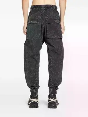 THOM KROM Marble Effect Trousers - Black