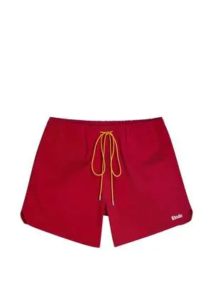 Rhude Logo-print Shorts - Red