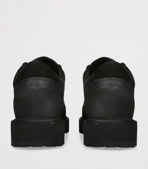 Diemme Cornaro Leather Low-top Lace-up Boots - Black
