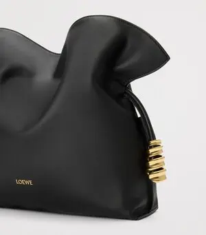 Loewe Medium Flamenco Clutch Bag - Black