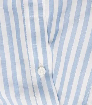 Corneliani Cotton-linen Stripe Shirt