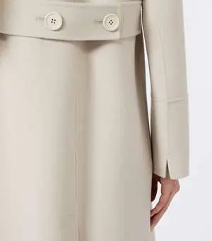 Max Mara Virgin Wool Longline Coat