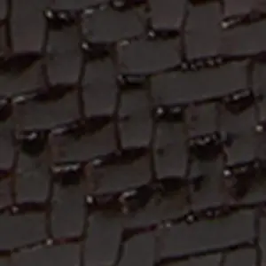 Max Mara Wide Woven Leather Belt - Black