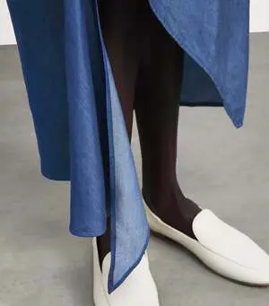 Palmer//harding Motion Denim Midi Skirt