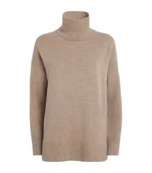 Lafayette 148 New York Cashmere Funnel-neck Sweater